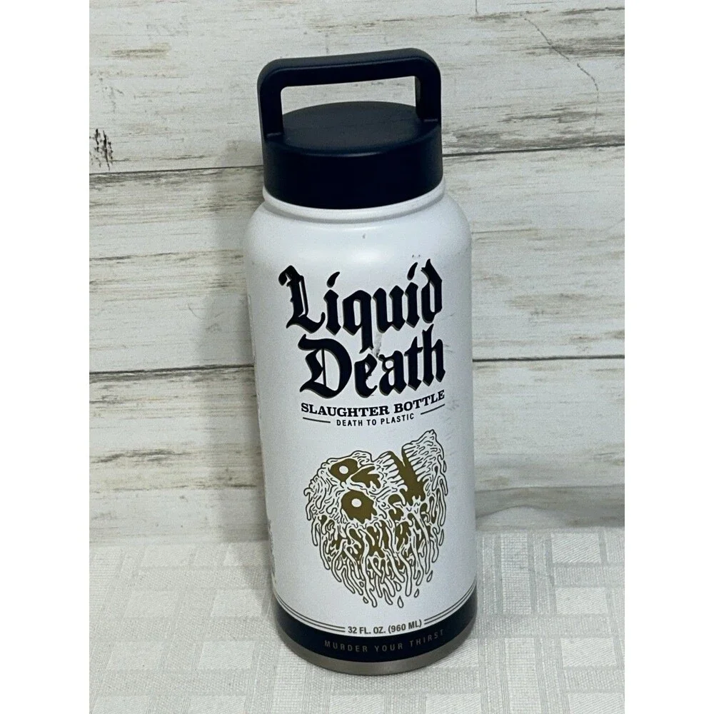 Liquid Death | Dining | Minty Liquid Death 32 Oz Double Wall Stainless ...